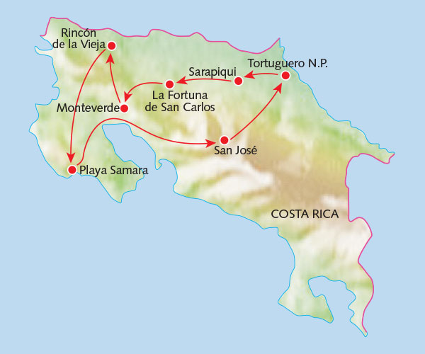 Rondreis COSTA RICA - 15 dagen